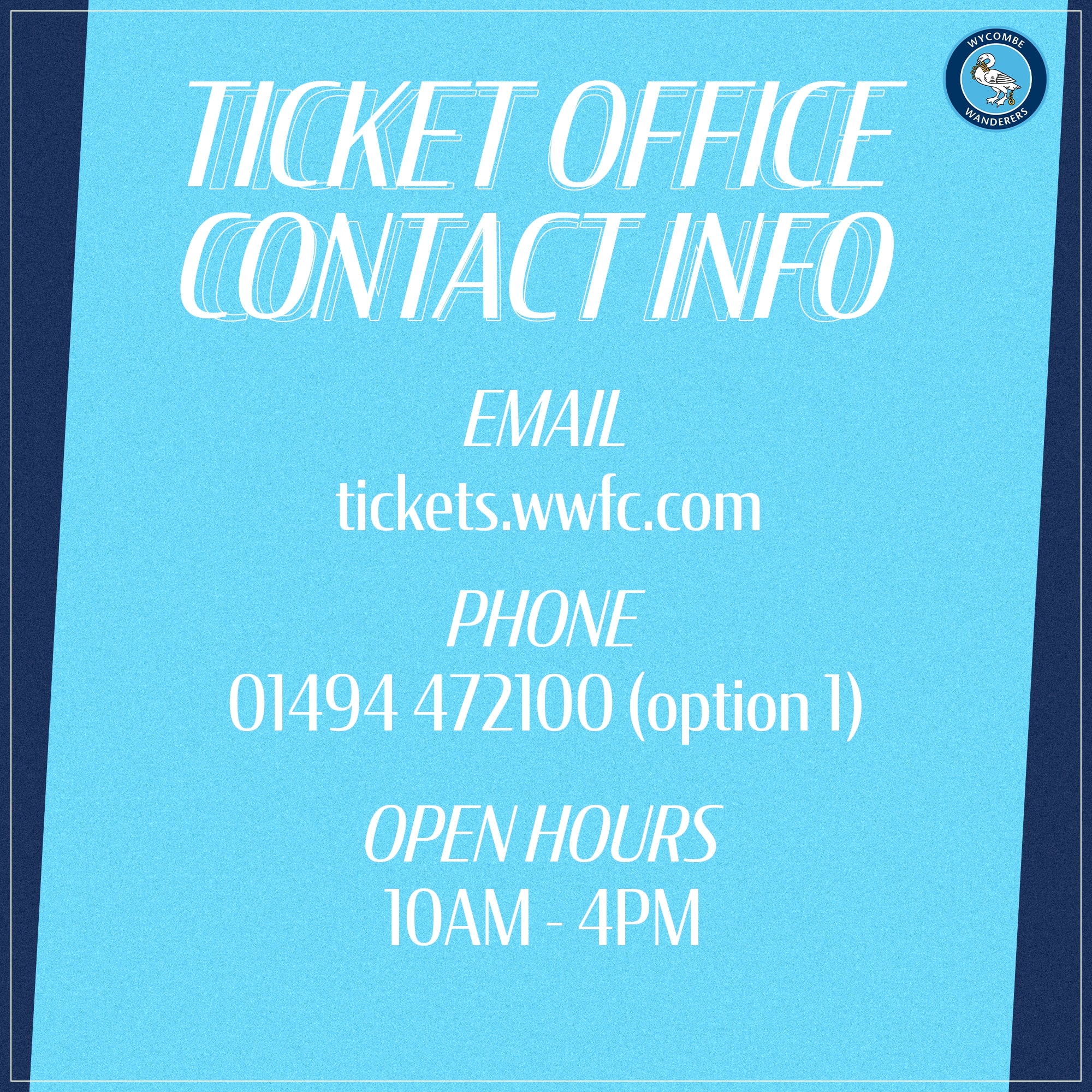 Wycombe Wanderers ticket and season ticket sales | NewC&Roboticket
